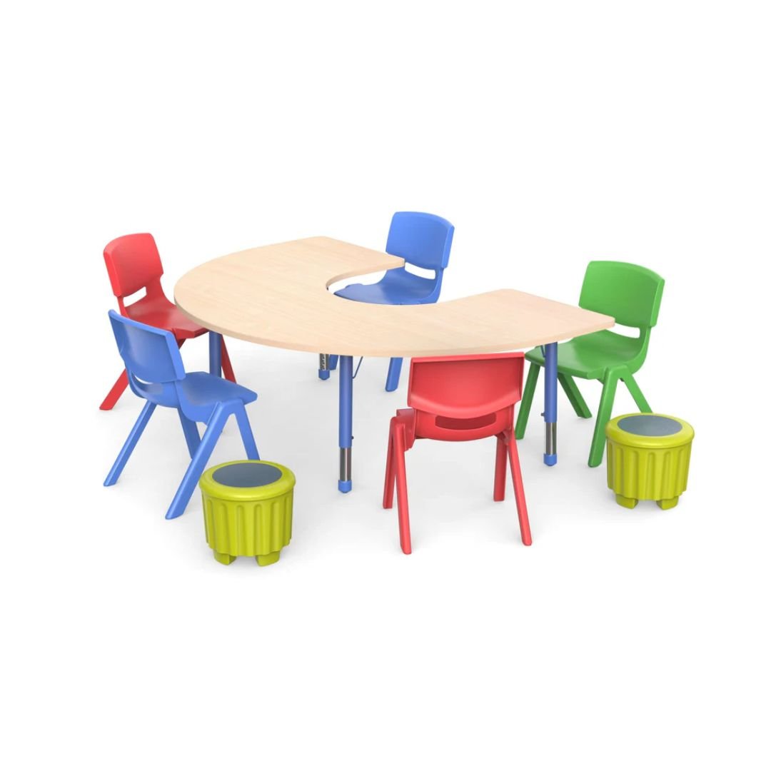 Large Adjustable Horseshoe Table – EASE