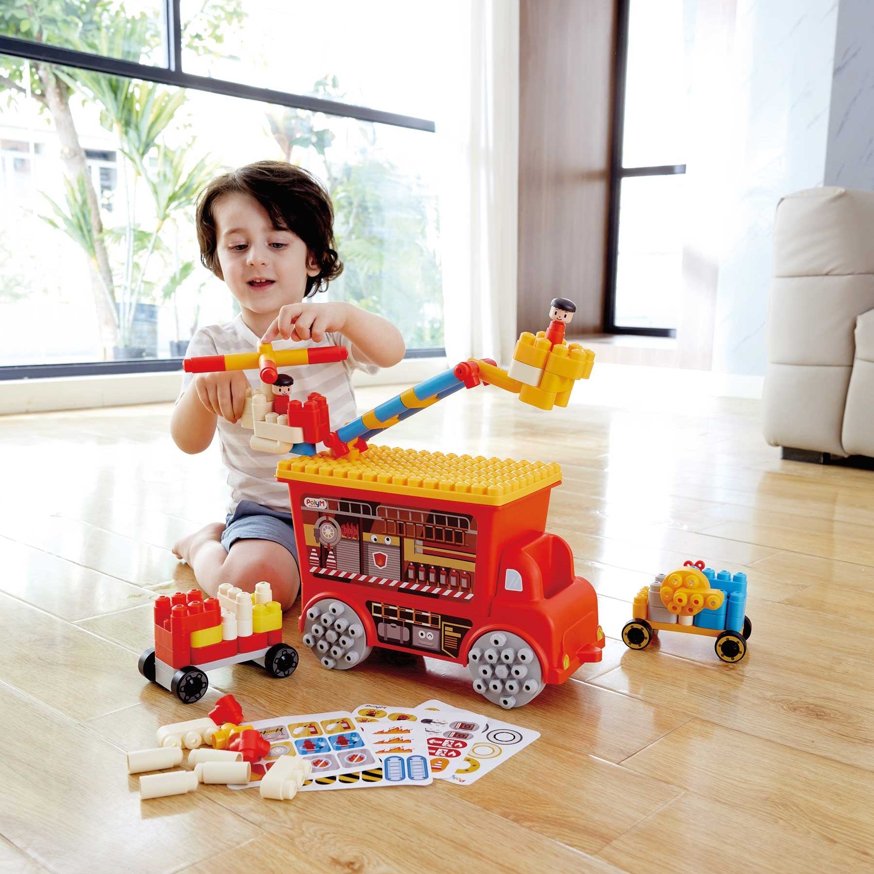 Mobilo Group Pack (120 Pcs) 3 - 4 yrs| Construction| Click Together ...