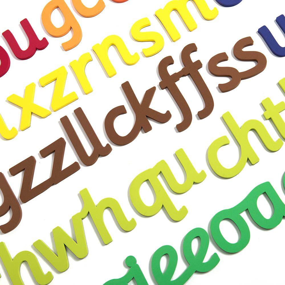 50 Large Magnetic Phonics Letter Sounds 160mm H Communication ...