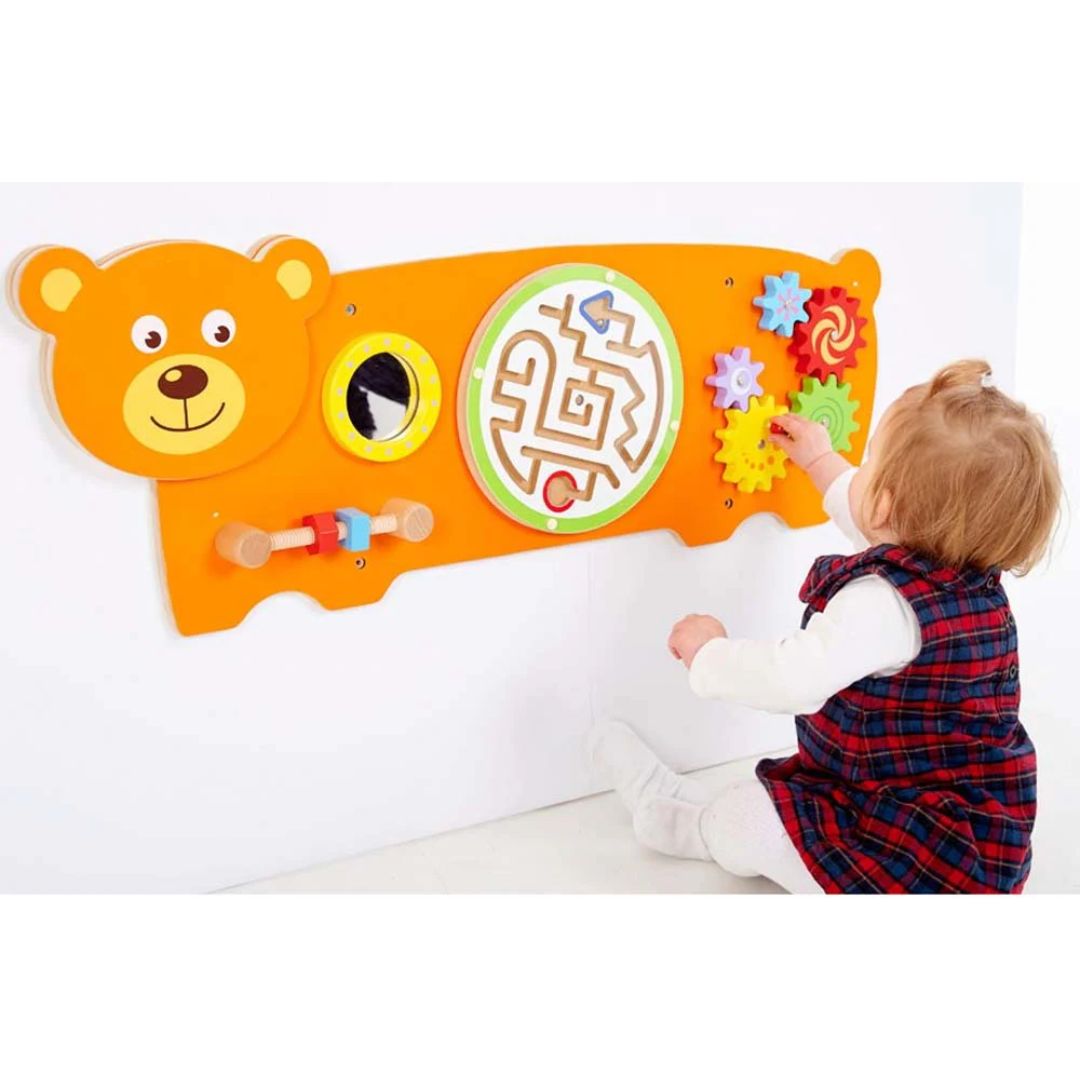 Bear Wall Panel Babies & Toddlers| Early Years| Manipulative Toy ...