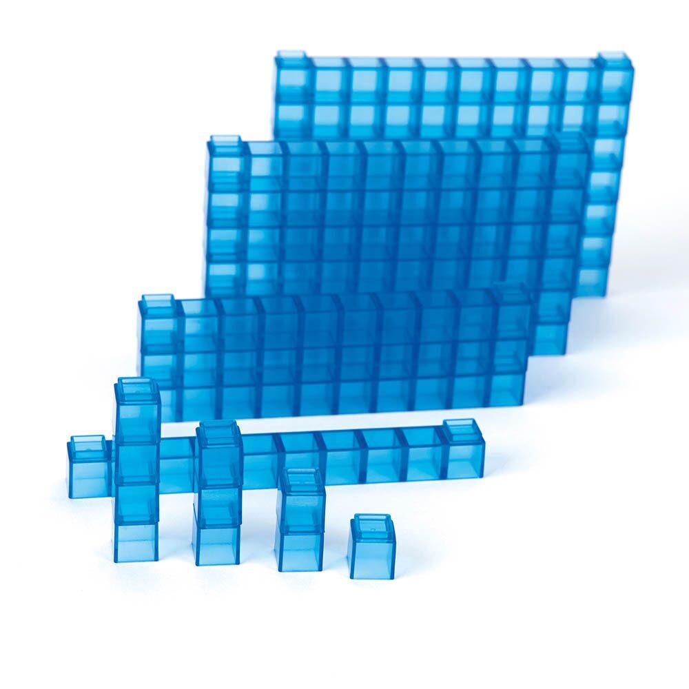 Base Ten Transparent Interlocking Class Set Maths| Number & Place Value ...