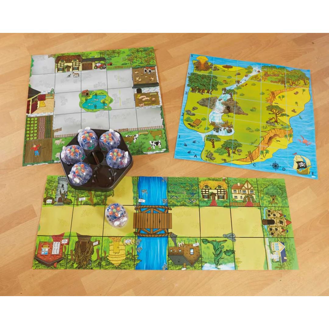 Blue Bot Mat Pk Accessory Mats| ICT| BEE BOT| Bee-Bot Blue- Bot and O ...