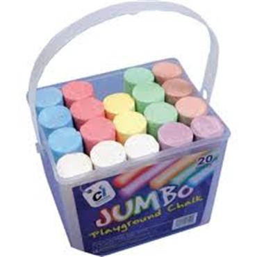 Bucket 15 Jumbo Sidewalk Chalk-Coloured Art| Arts & Crafts| Craft Ideas ...