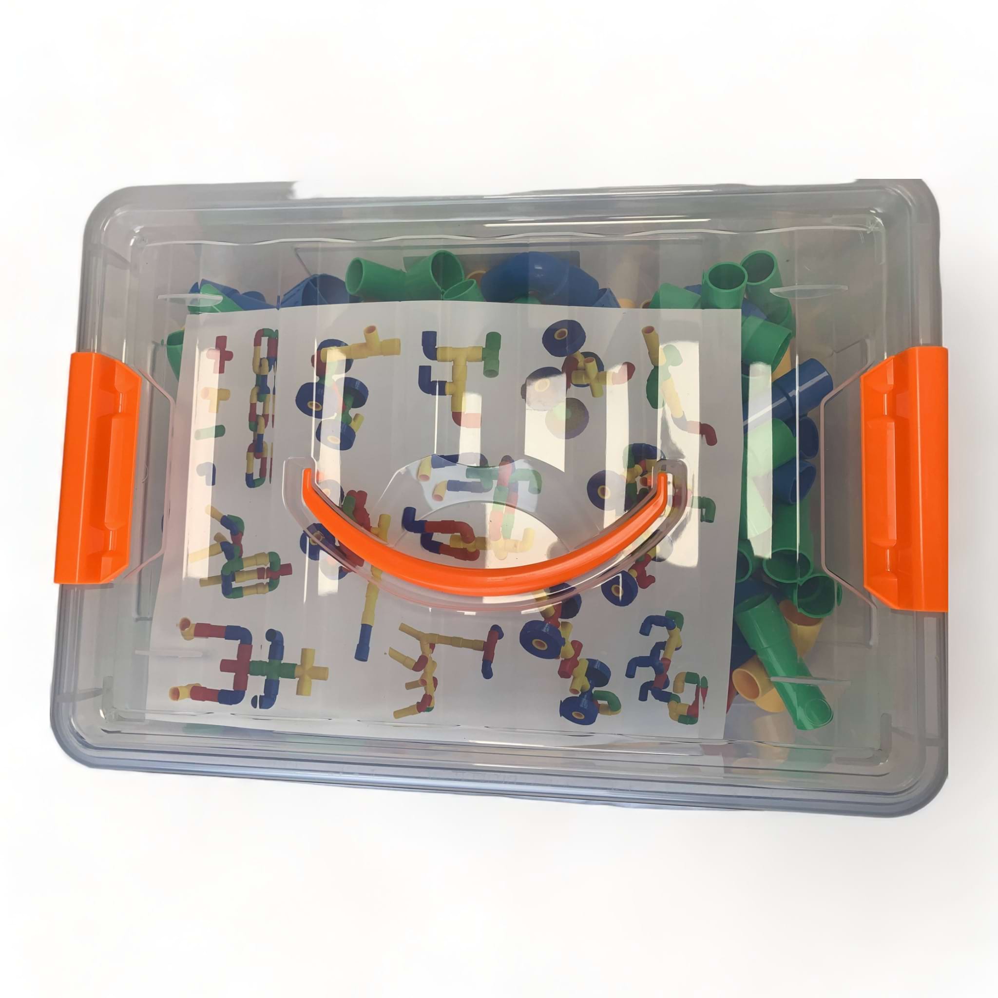 Large Construction Set - Pipe Connectors - 160 pieces 3 - 4 yrs ...