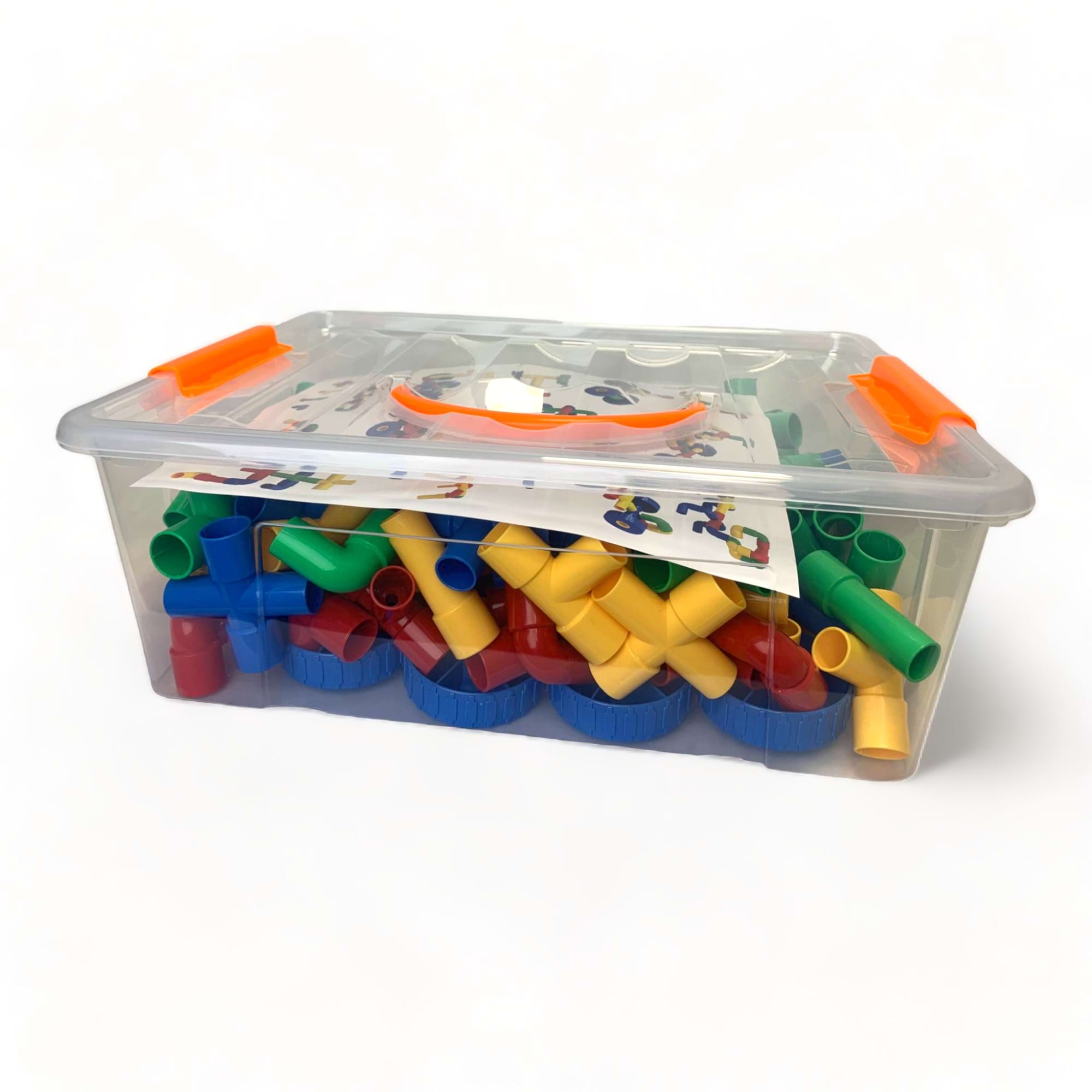 Large Construction Set - Pipe Connectors - 160 pieces 3 - 4 yrs ...