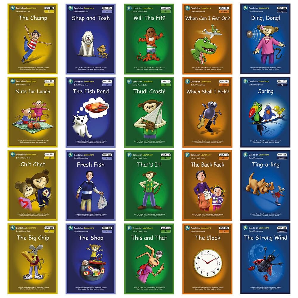 Dandelion Phonics Book Packs Units 1-7 28pk Dyslexia| Primary School ...