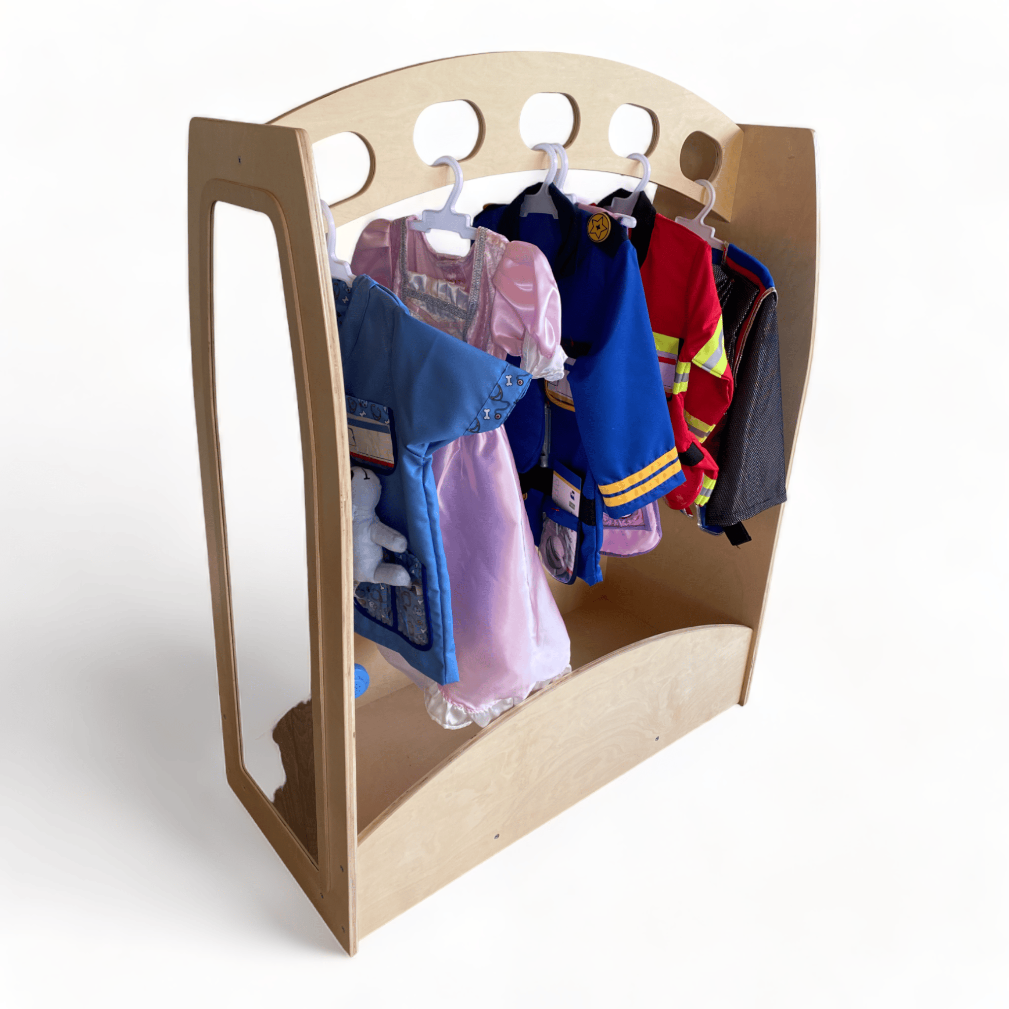 Dress up storage unit with mirror on castors – EASE