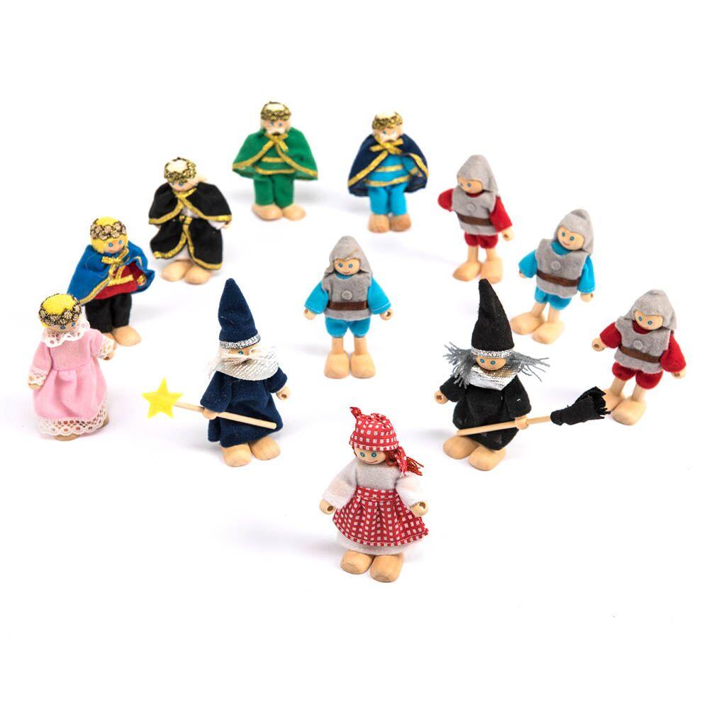 Fairy Tale and Medieval Wooden Small World Figures Communication ...