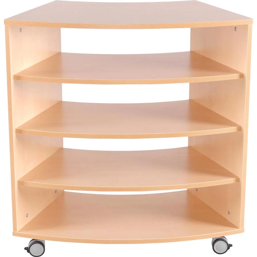 Flexi M Curved Unit with Castors | PremiumBookcase & Shelving| Classic ...