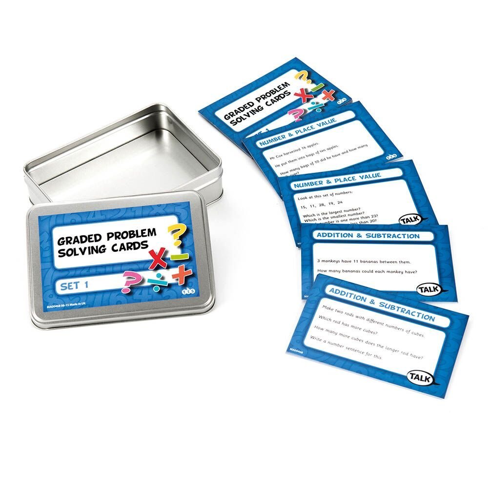 Graded Maths Problem Solving Cards Multi Pack Hidden Primary School ...