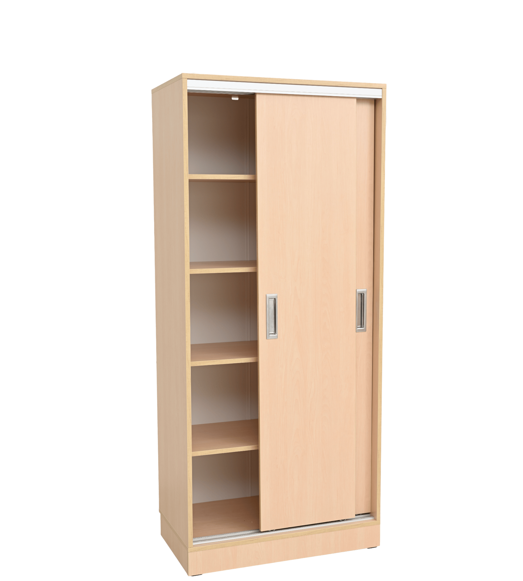 High Cabinet with sliding doors maple – EASE