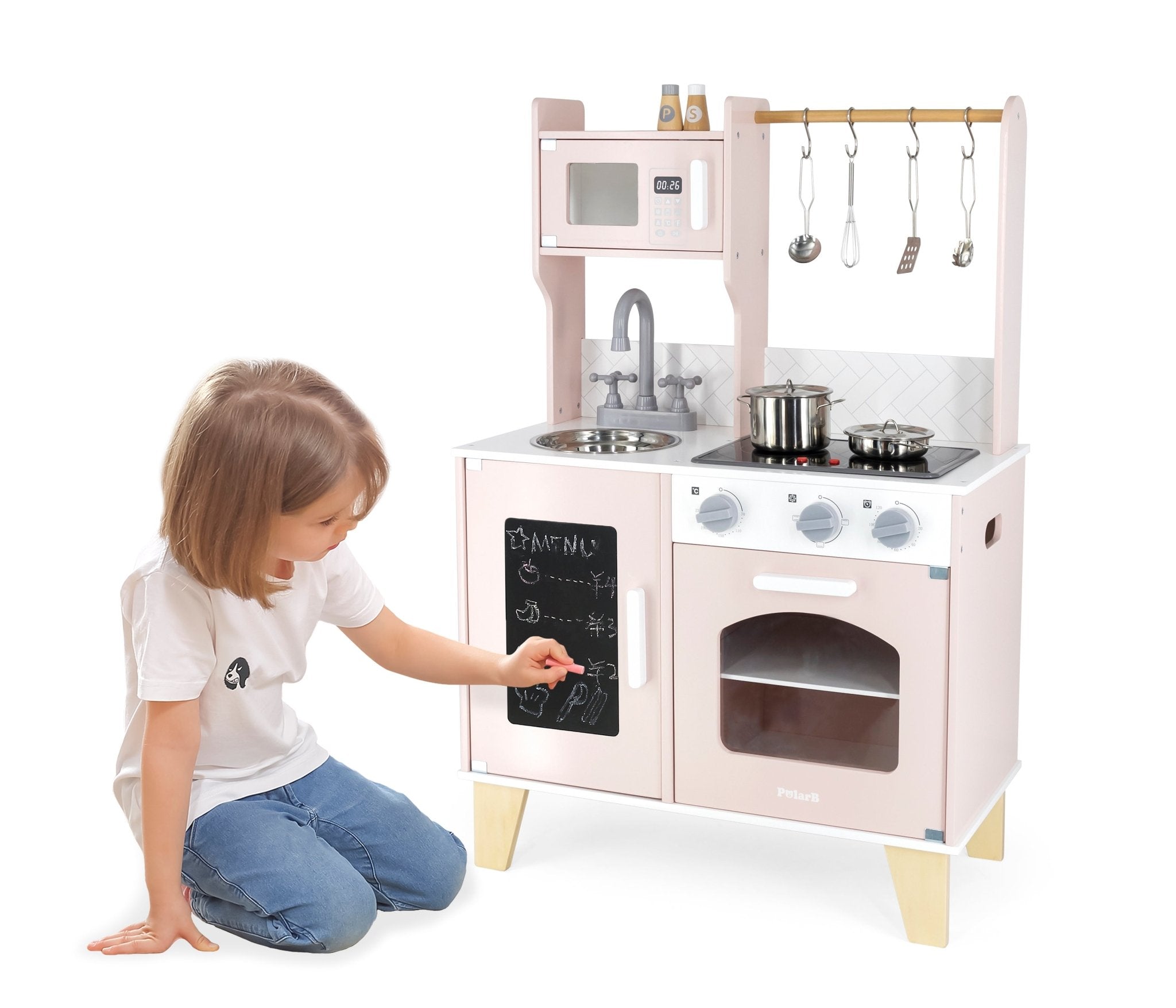 Little Chef's Kitchen with Light and Sound - Pretty Pink – EASE