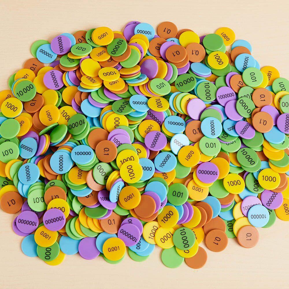Place Value Counters Hundreds, Tens & Units 1125pk Curriculum ...