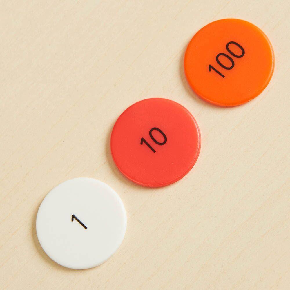 Place Value Counters Hundreds, Tens & Units 1125pk Curriculum ...