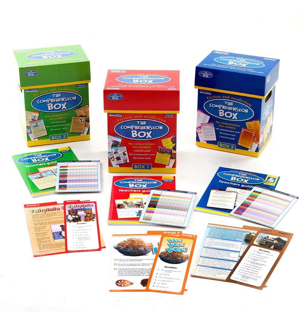 Reading Comprehension Box 1 Comprehension| Literacy| Reading ...