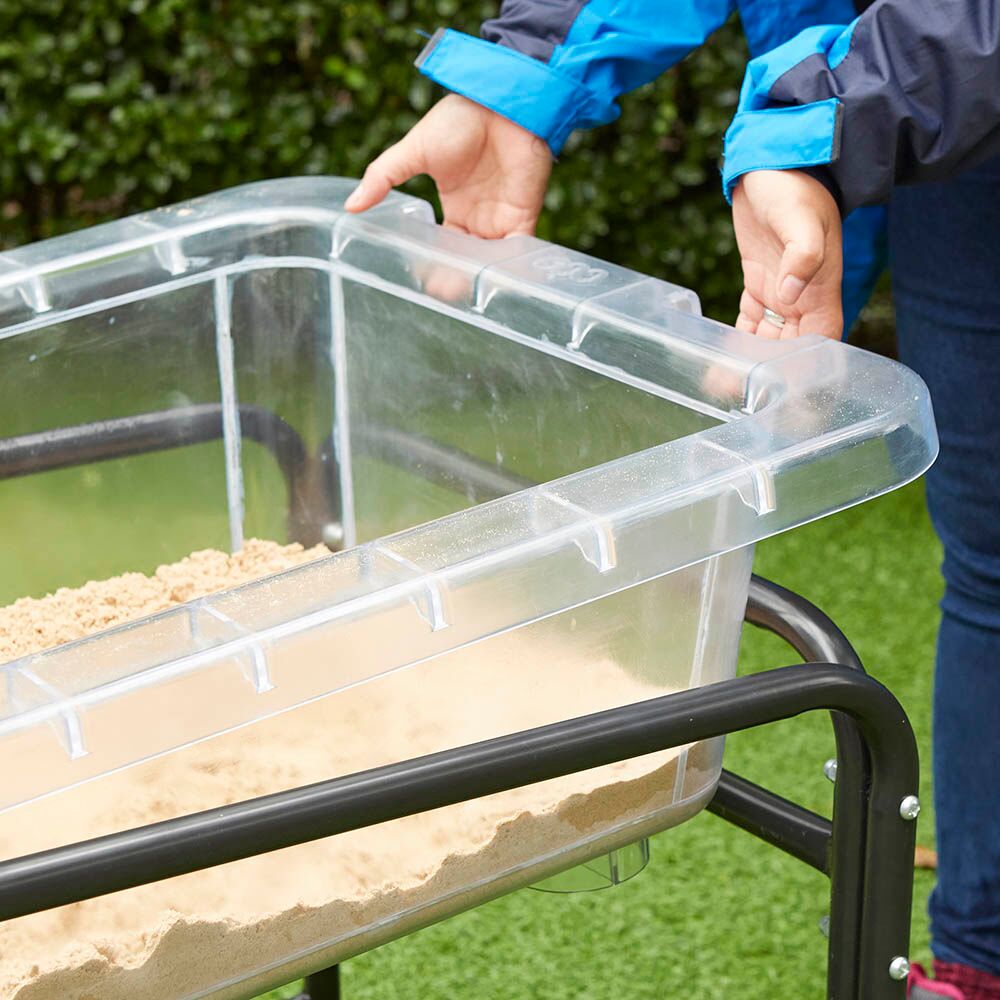 Translucent clear sand and water tray Early Years| Packaway| Packaway ...