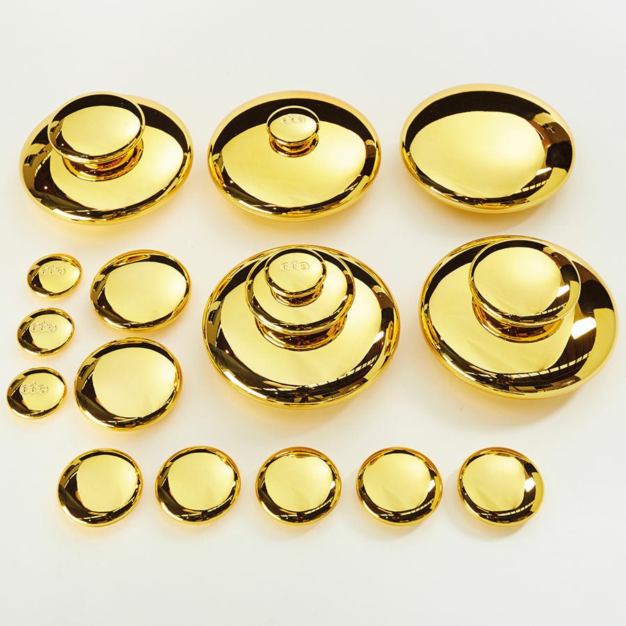 Sensory Mirrored Stacking Pebbles Gold 4pk – EASE