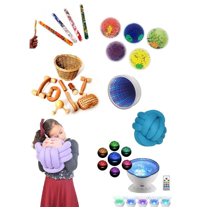 Tangle Fidget Set 5pk Calming & Fidgets| Chews| Concentration| Early ...