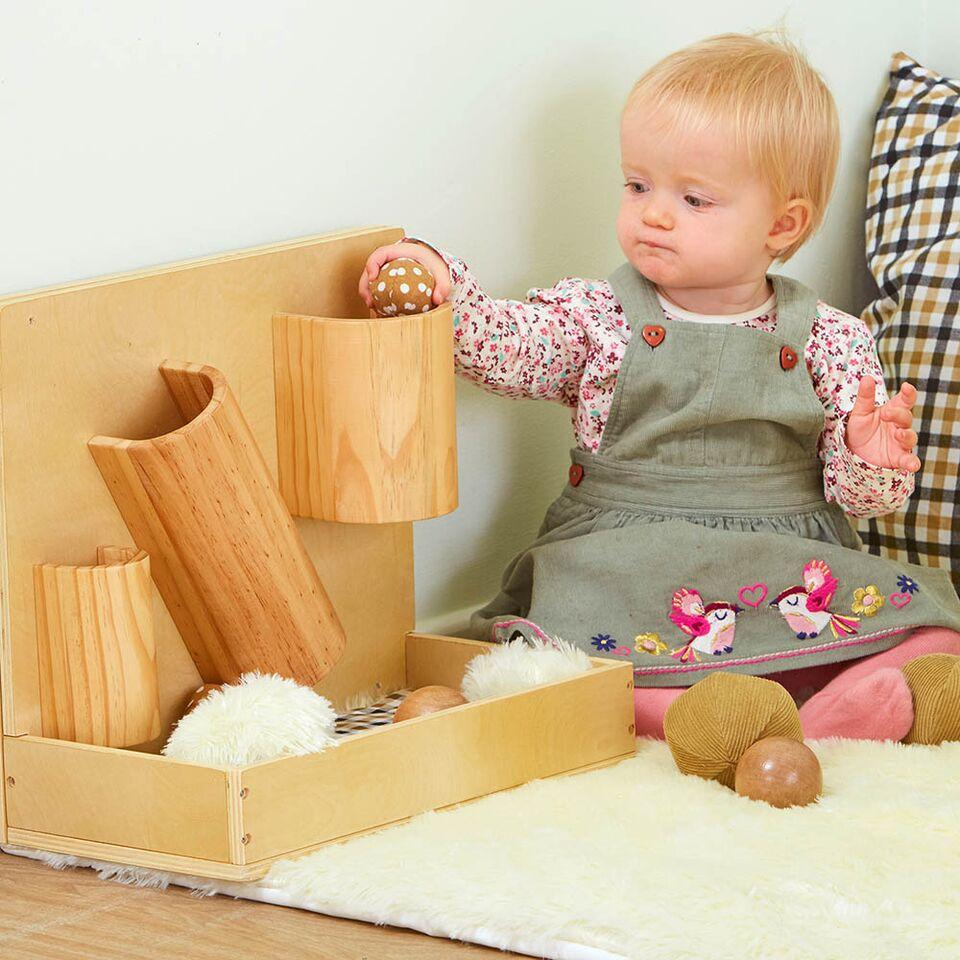Wooden Posting Wall Babies & Toddlers| BRuns| Early Years| Manipulative ...