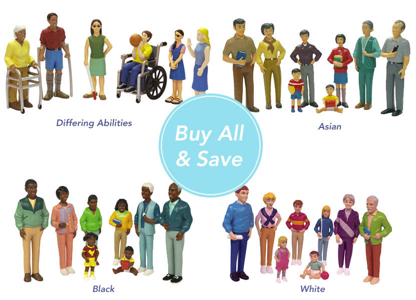 Small World Plastic Block People Buy 4 Groups And Save – EASE
