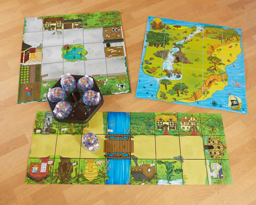 Blue Bot Mat Pk Accessory Mats| ICT| BEE BOT| Bee-Bot Blue- Bot and O ...